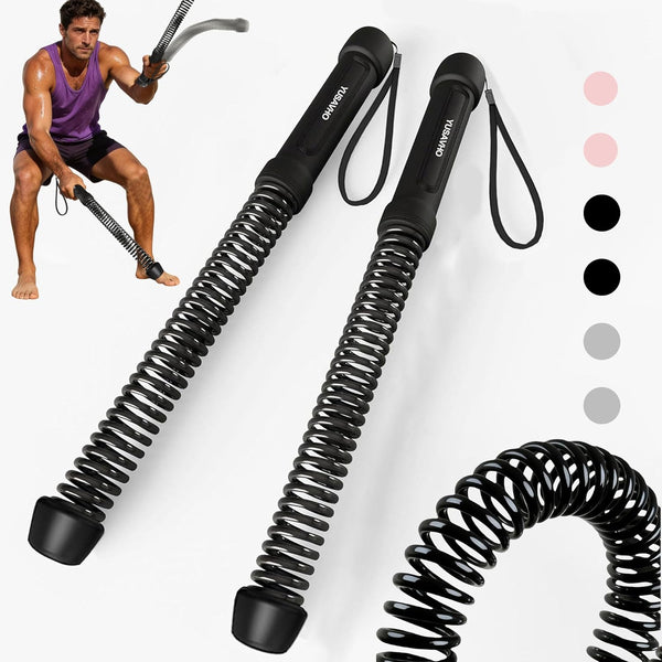 Ropeless Battle Ropes for Home Gym-Portable Cordless Training Rope Fit ...